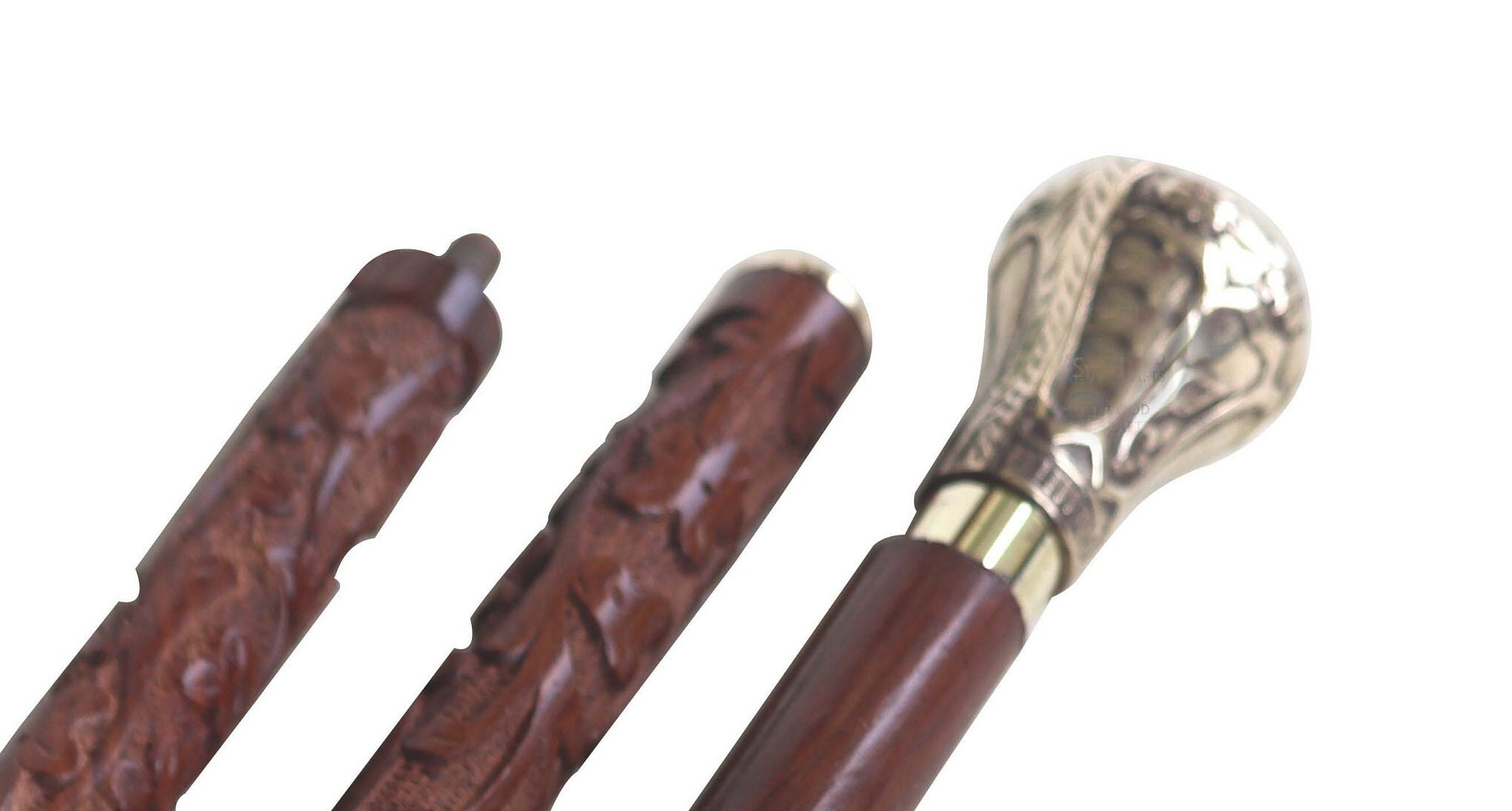 Handmade Walking Stick Decorative Canes Wooden Walking Stick for Man ...