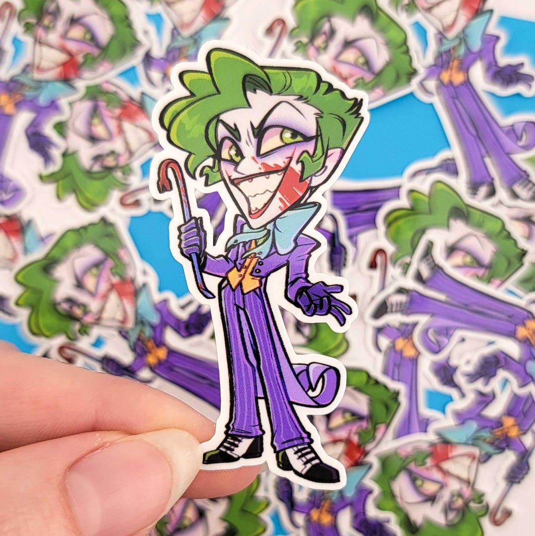 Silly Clown Chibi Sticker - Etsy