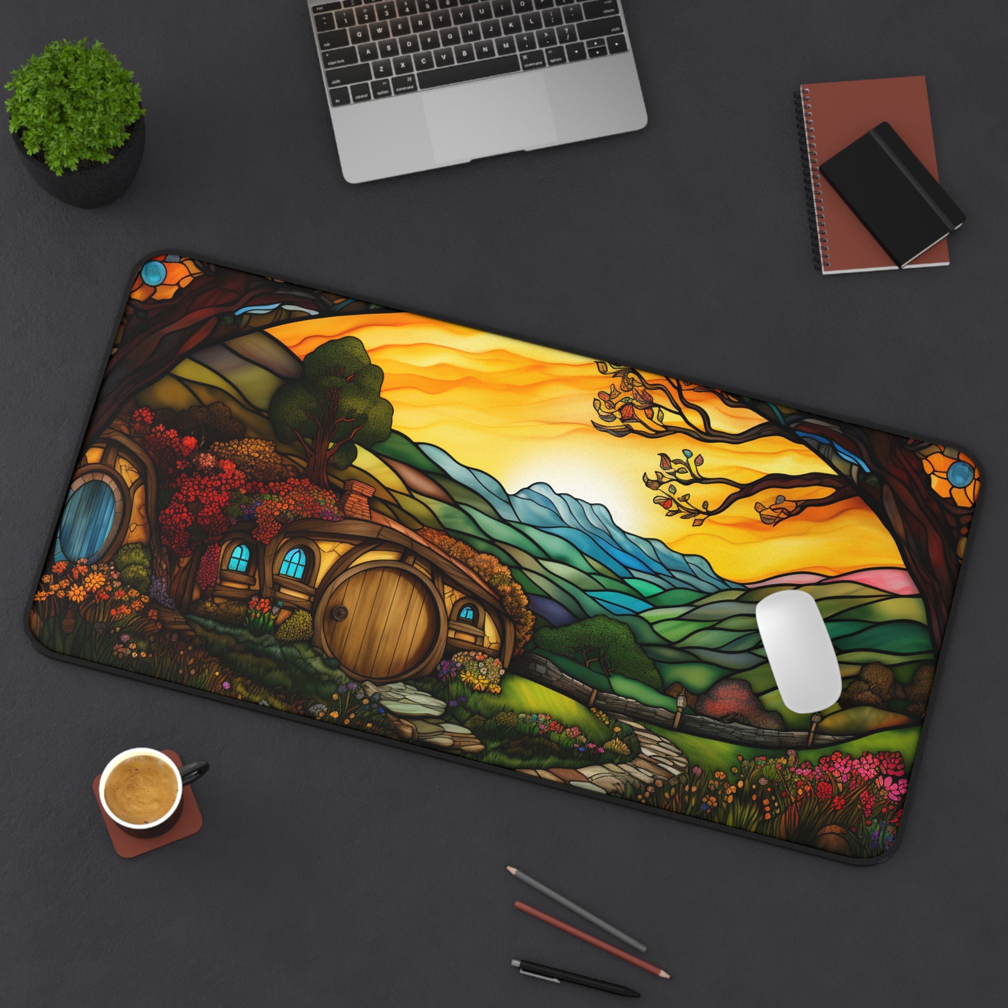 Hobbit Hole Mouse Pad Magic the Gathering Gamepad LOTR Gift - Etsy