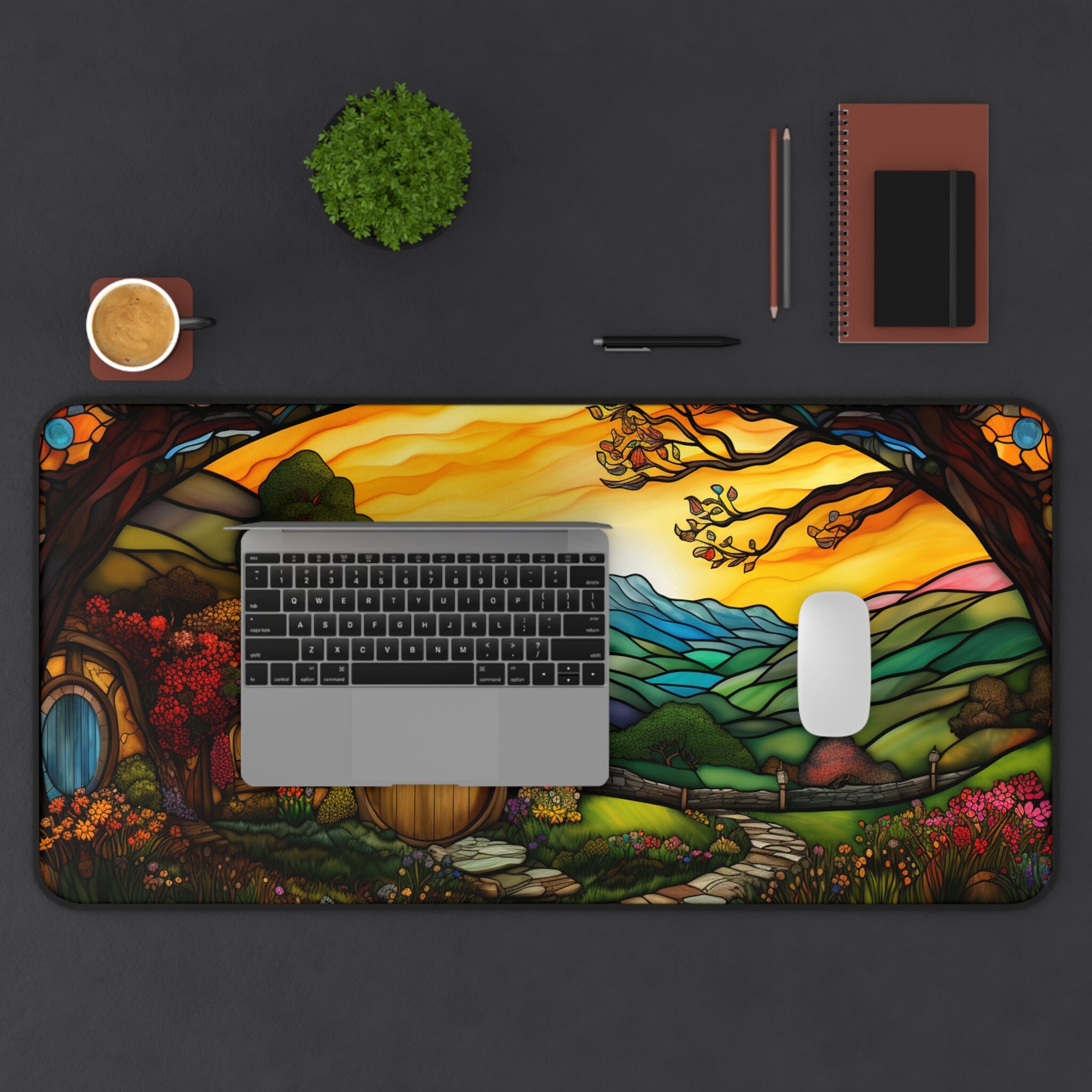 Hobbit Hole Mouse Pad Magic the Gathering Gamepad LOTR Gift - Etsy