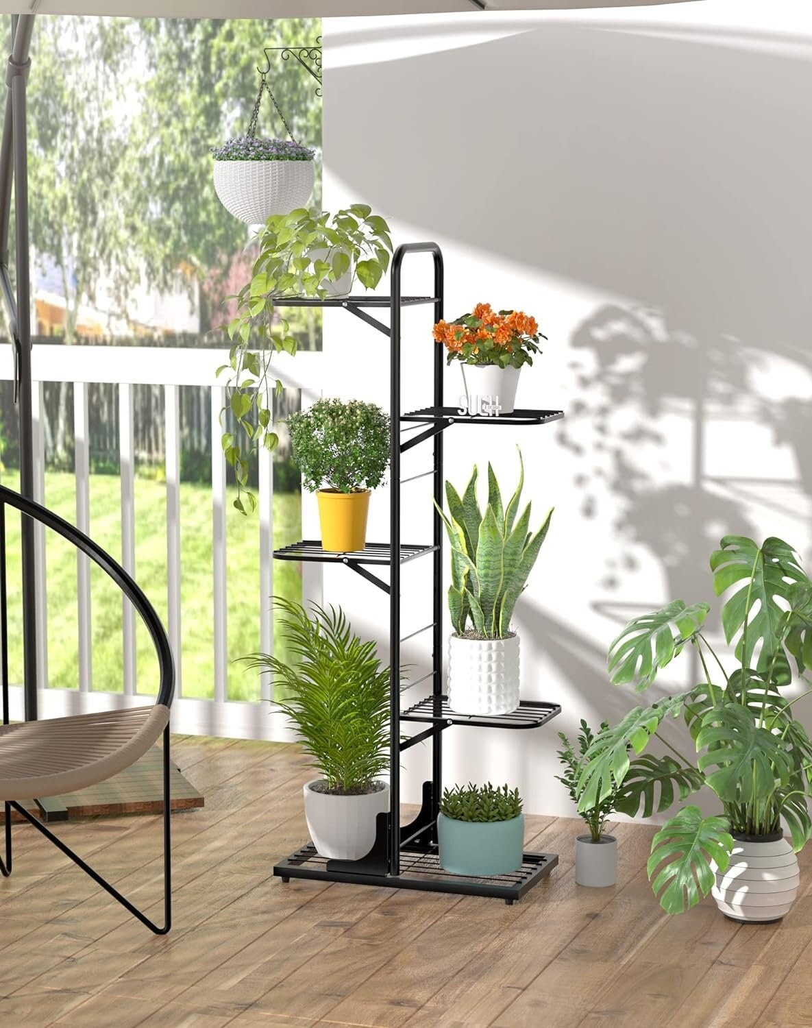5 Tier 6 Potted Metal Plant Stand Indoor Plant Stand Multi - Etsy