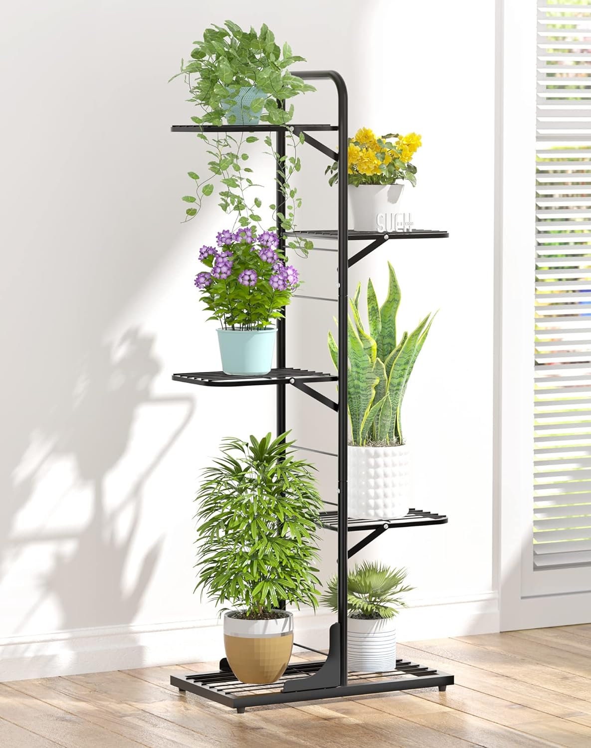 5 Tier 6 Potted Metal Plant Stand Indoor Plant Stand Multi - Etsy