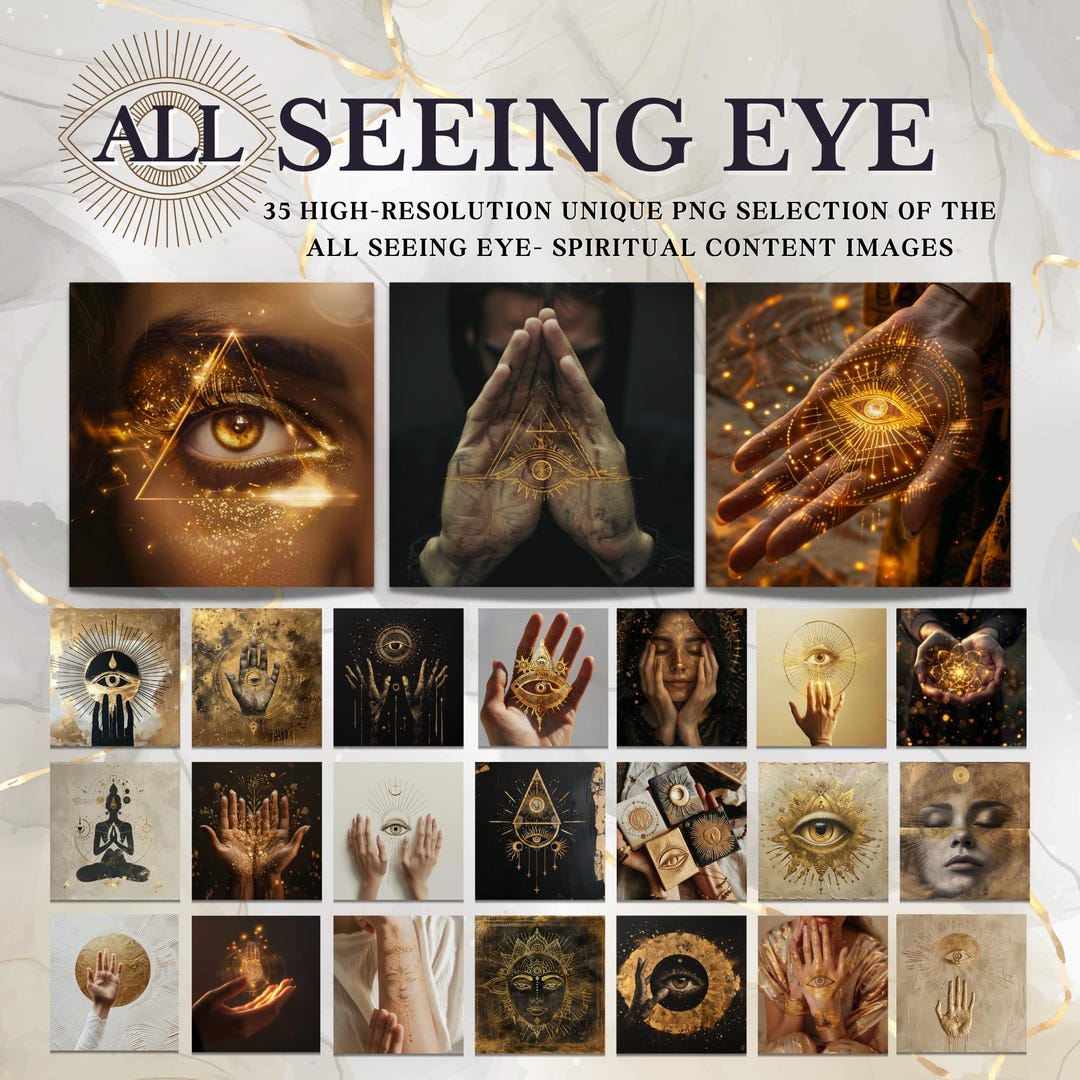 All Seeing Eye PNG Images: Spiritual Mysticism (digital Download) - Etsy