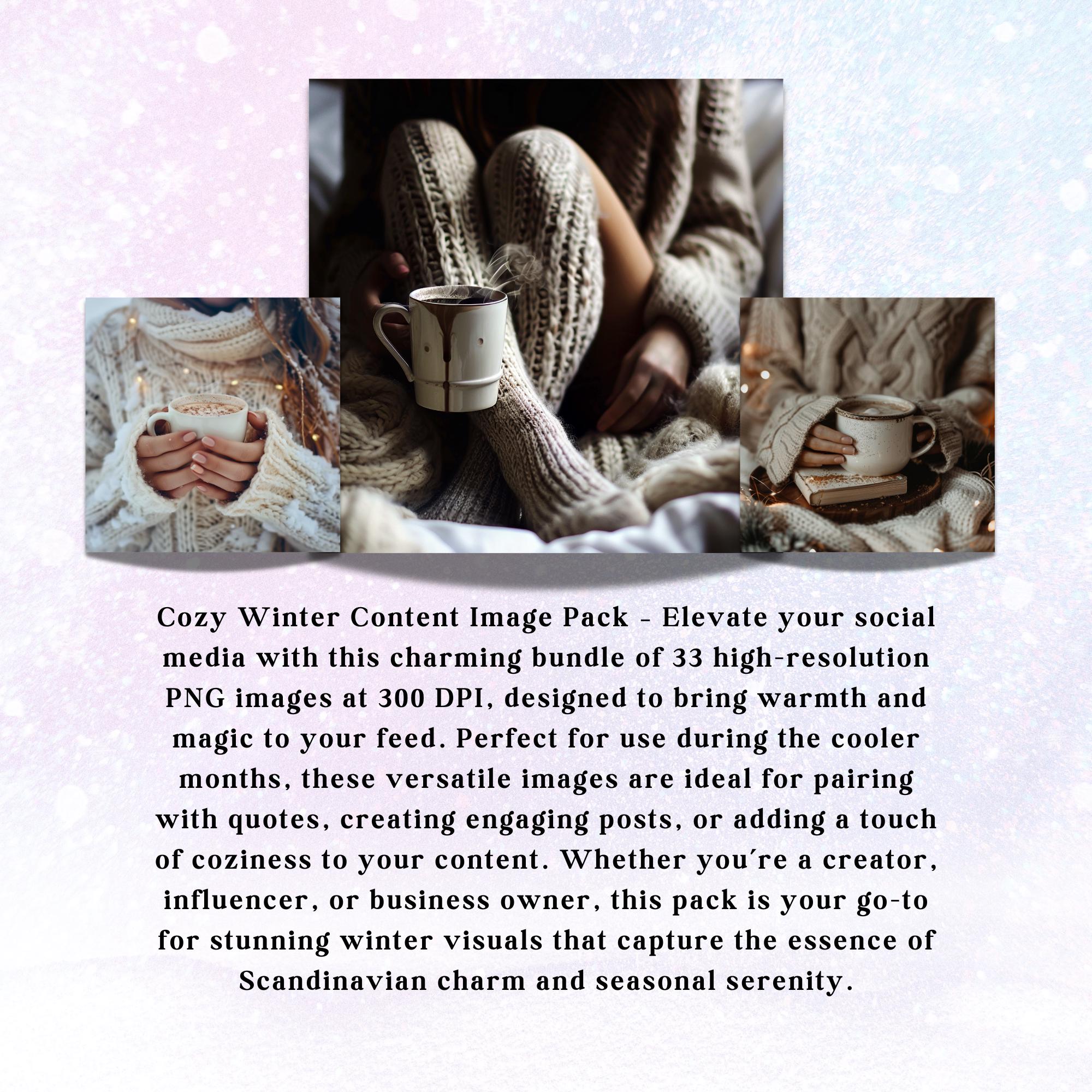 Cozy Winter Image Pack: Social Media Content (digital Download) - Etsy