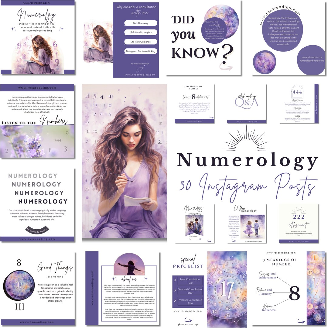 Numerology Instagram Posts, Spiritual Instagram Posts, Life Path ...