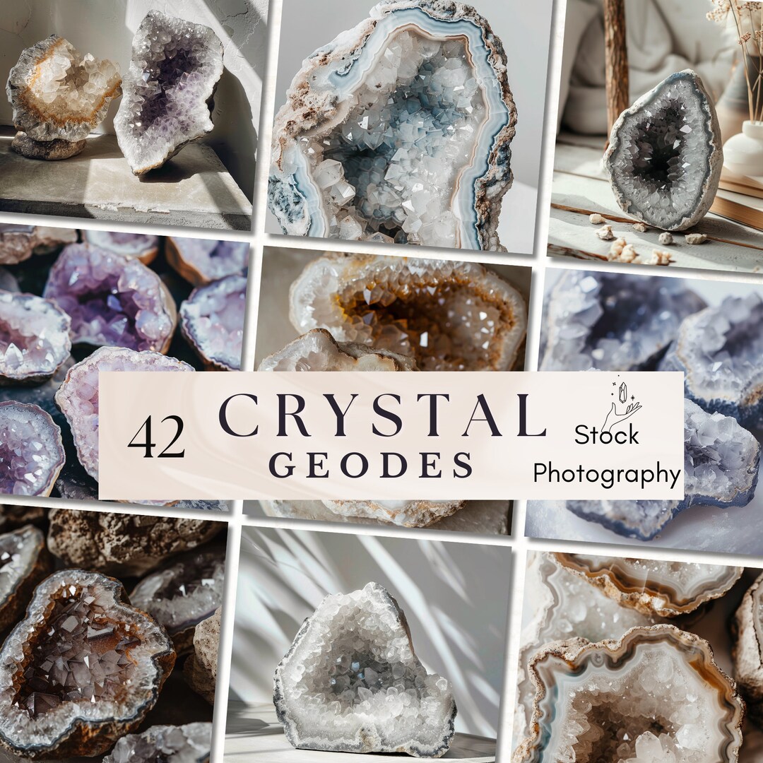 Crystal Geodes Stock Photos: High-res PNG Bundle (digital Download) - Etsy
