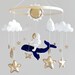 Space Baby Mobile, Nursery Decoration With Whale, Astronaut, Planet and ...