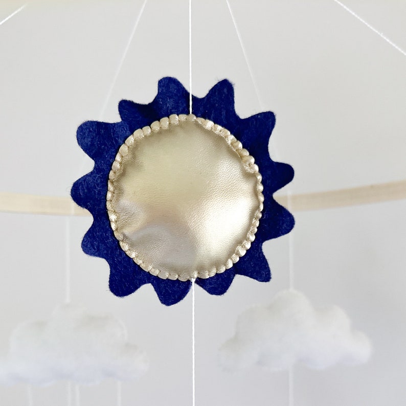 Space Baby Mobile, Nursery Decoration With Whale, Astronaut, Planet and ...