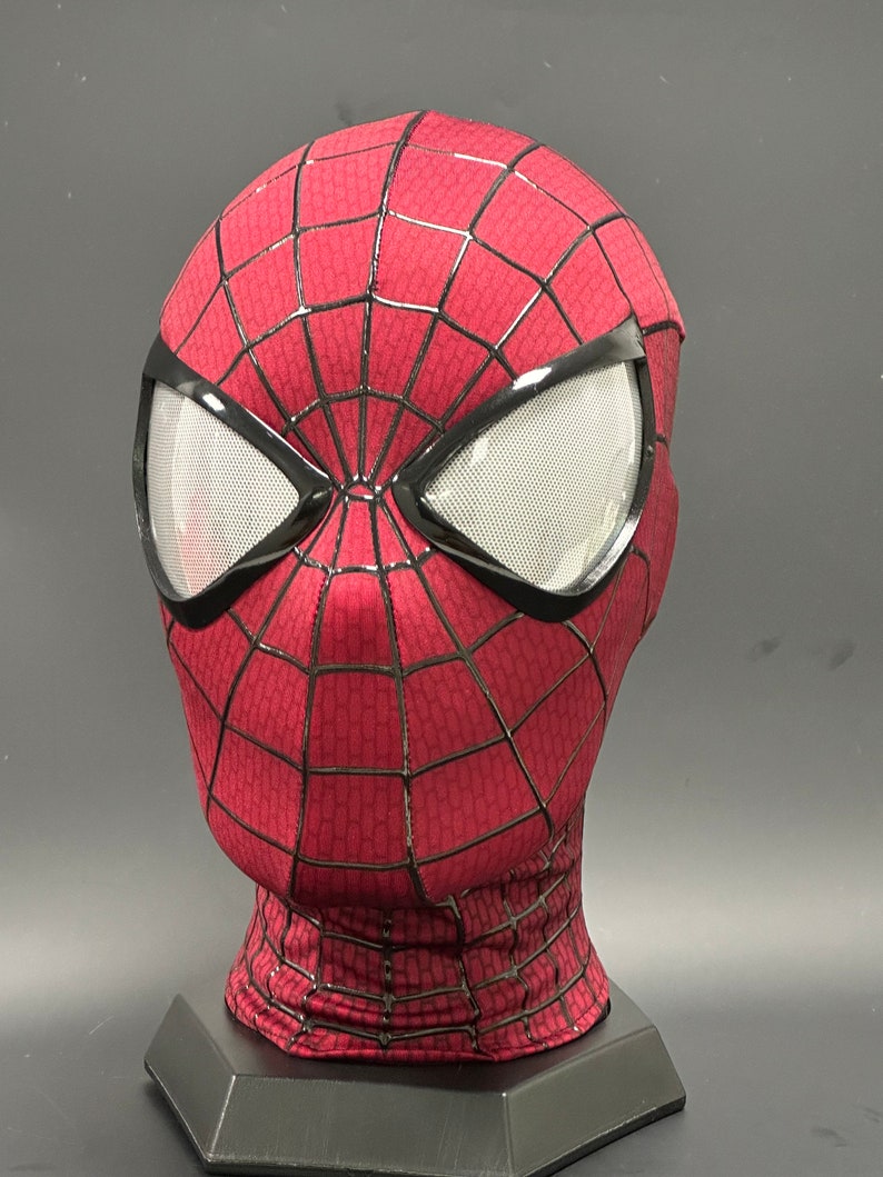 Customized Amazing Spiderman Maskamazing Spiderman 2 Cosplay Etsy