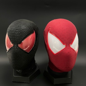 Customized Ben Reily Scarlet Spiderman Mask,with Faceshell and Lenses ...