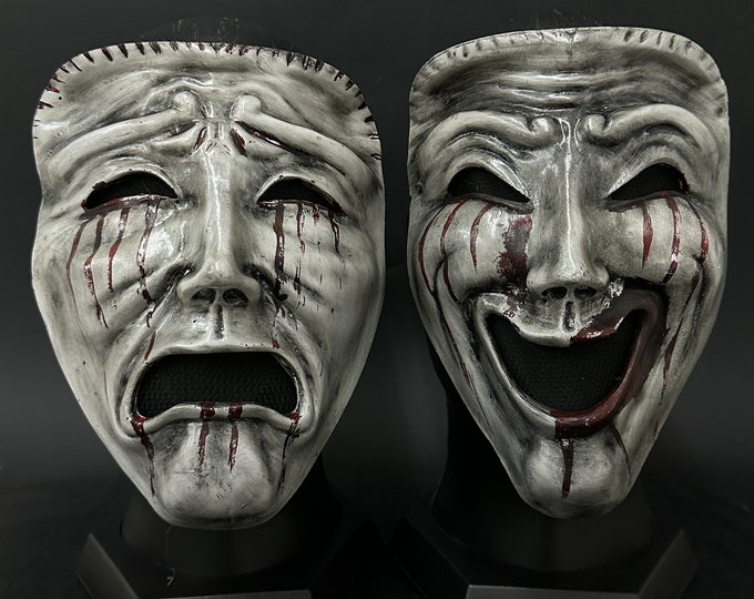 SCP-035 Mask,greek Comedy,tragedy Masks,theater Masks,wearable Cosplay ...
