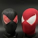Customized Ben Reily Scarlet Spiderman Mask,with Faceshell and Lenses ...