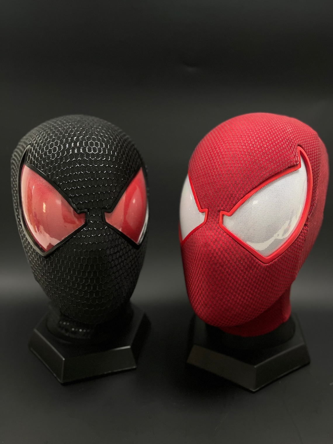 Customized Ben Reily Scarlet Spiderman Maskwith Faceshell and - Etsy
