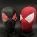 Customized Ben Reily Scarlet Spiderman Maskwith Faceshell and - Etsy