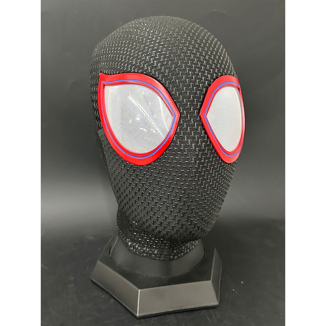 Miles Morales Spider-man Maskspiderman Mask Cosplay Mask With - Etsy