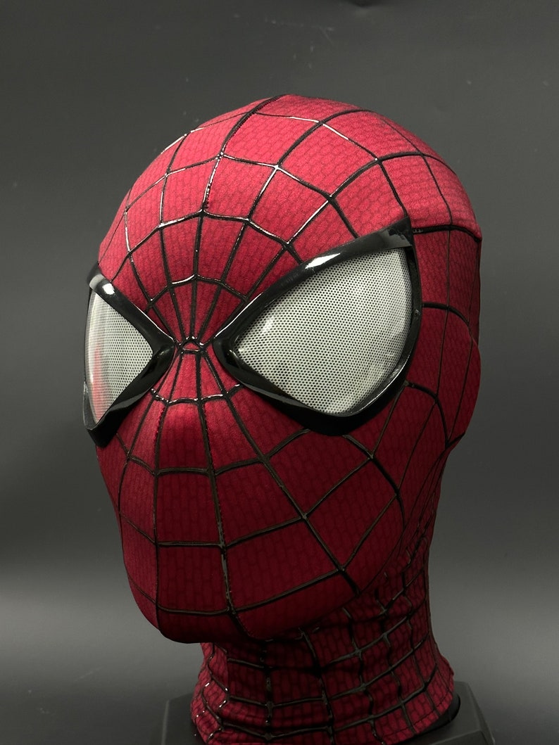 Customized Amazing Spiderman Maskamazing Spiderman 2 Cosplay Etsy