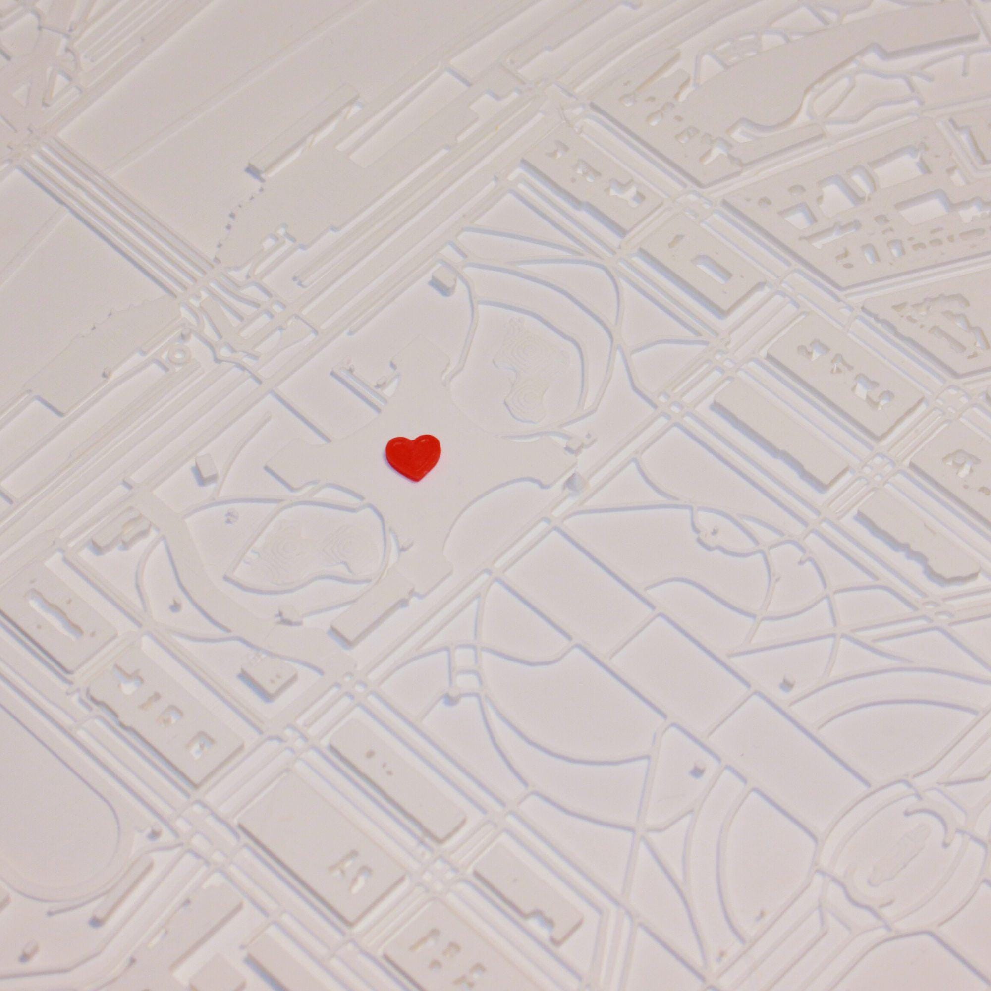 Personalized 3D Printed City Map in Frame | Unique Gift With Location ...
