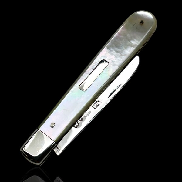 Silver Pocket Knife - Etsy