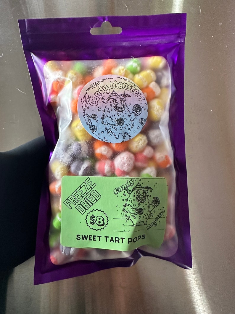 Freeze Dried Sweet Tart Pops - Etsy