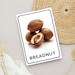 32 PNG Nuts Montessori Flashcards, Nomenclature Printable Flashcards ...
