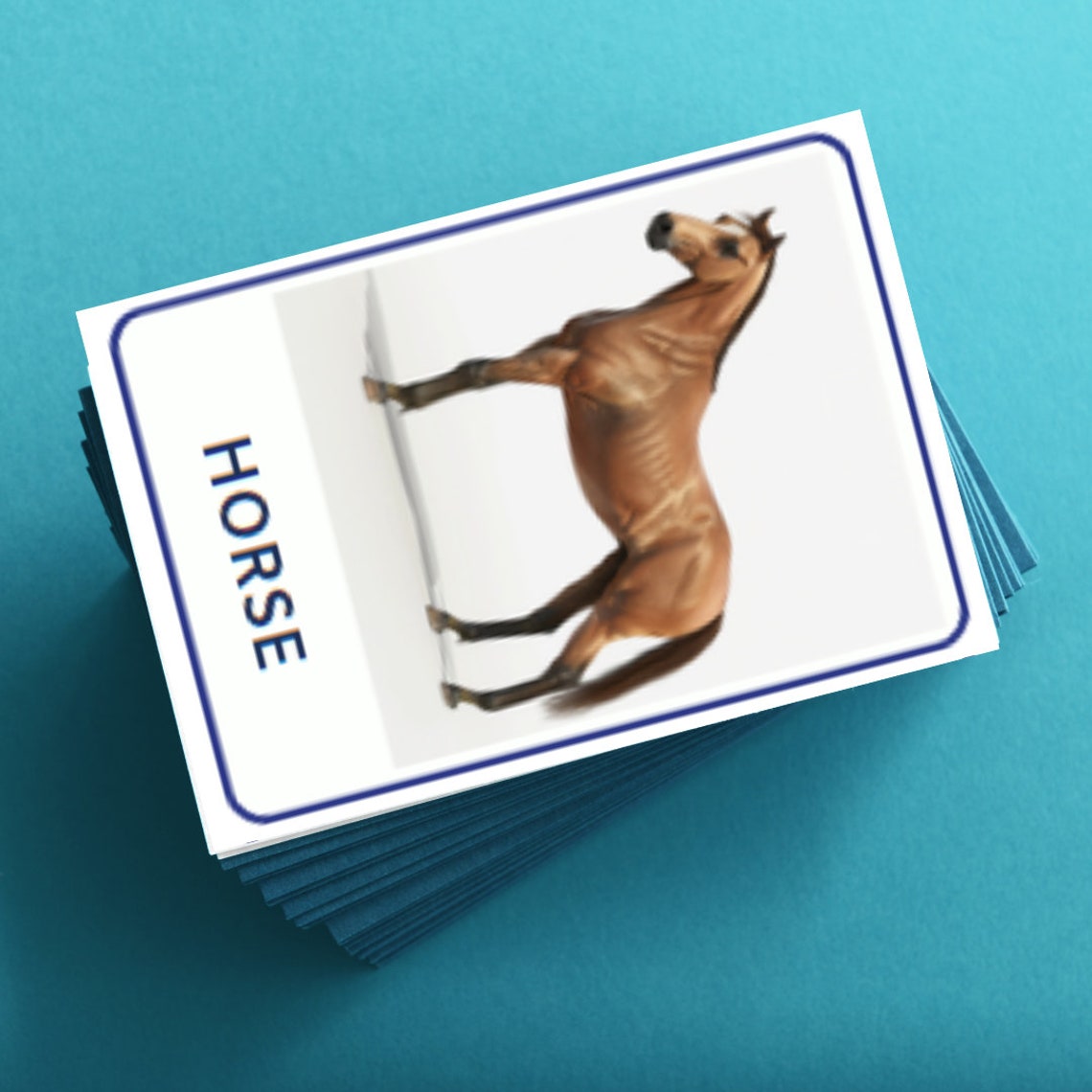 32 Montessori Farm Animals Flashcards for Kids, Toddler Activity ...