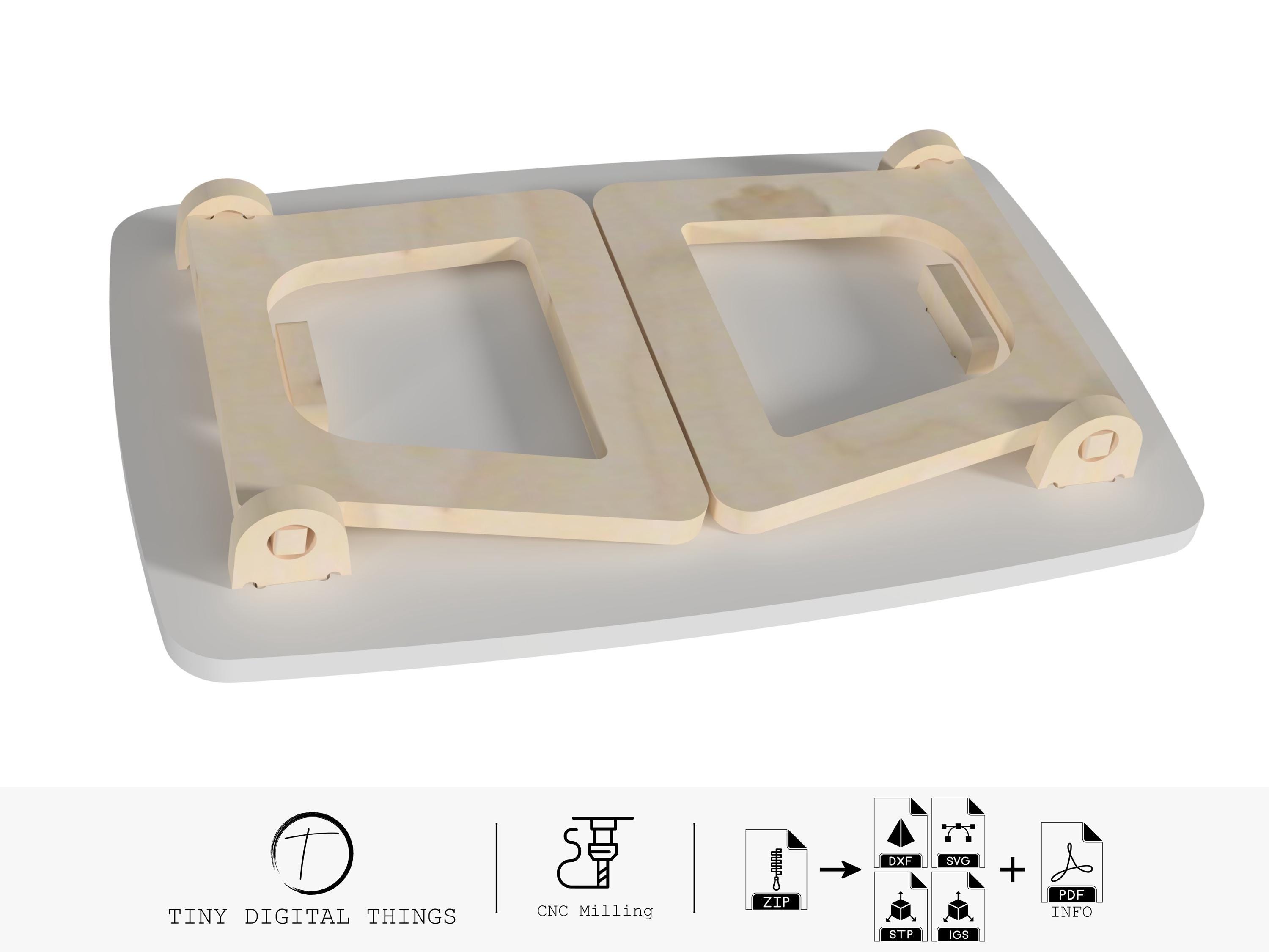 Foldable Bed Table CNC Cut Files | Foldable Laptop Stand | Laptop Bed ...