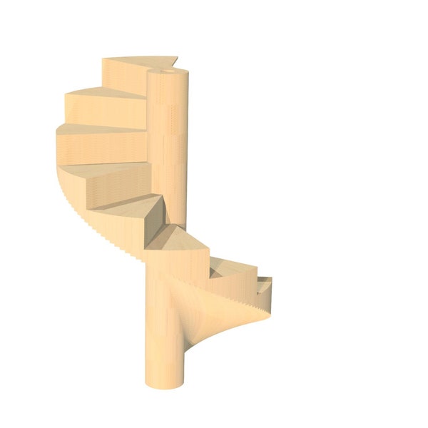 Wood Spiral Staircase - Etsy