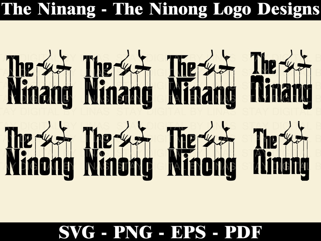 The Ninang SVG, the Ninong SVG, Tshirt Svg, Vector Files - Cricut ...