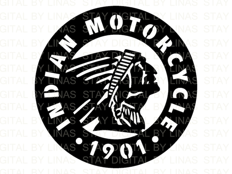 Indian Motorcycle Logo Digital Files for Laser Cutting Igs, Stl, Stp ...