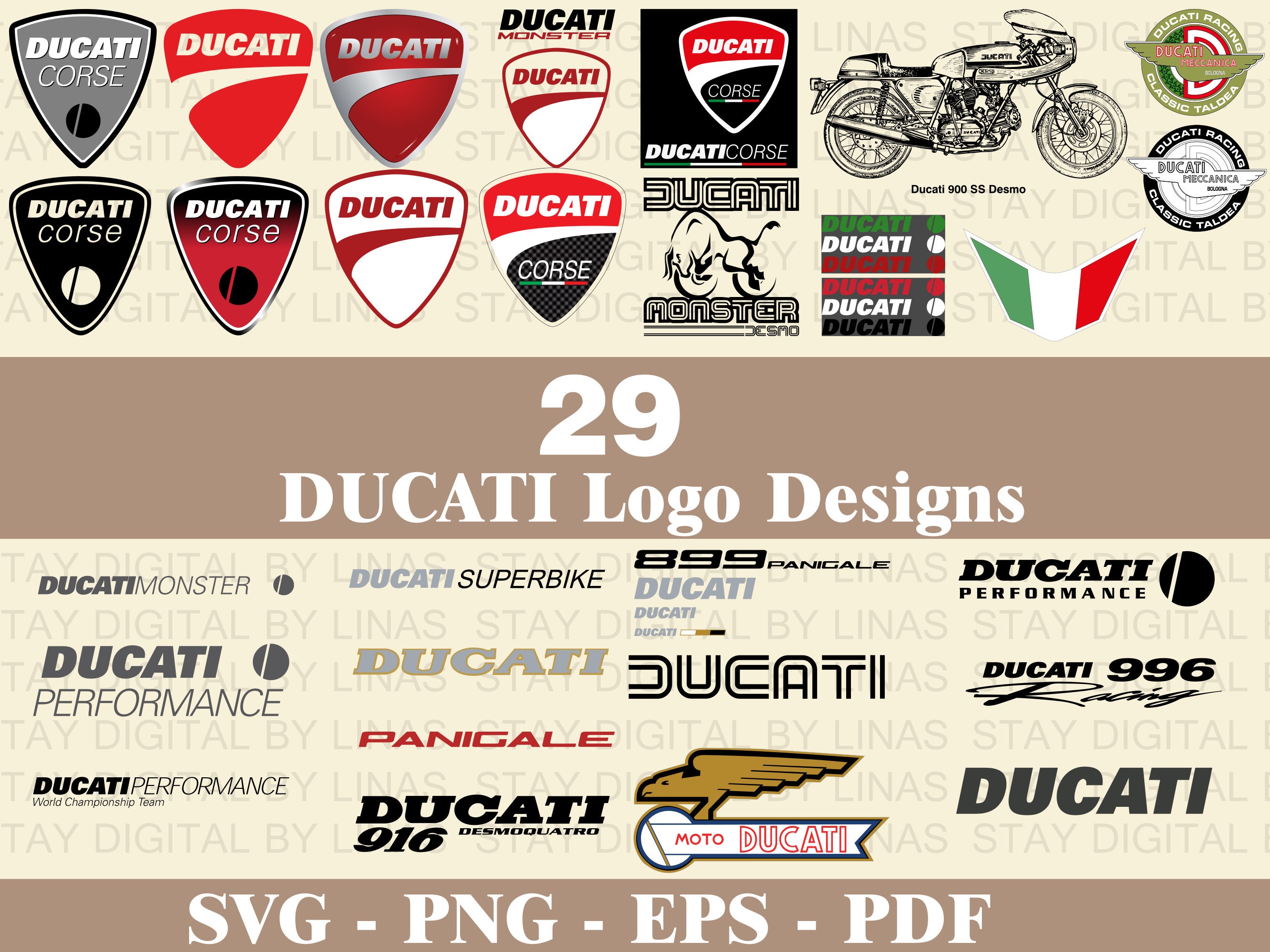 Ducati SVG / Motorcycle SVG / Logo Svg / Tshirt Svg / Vector Files ...