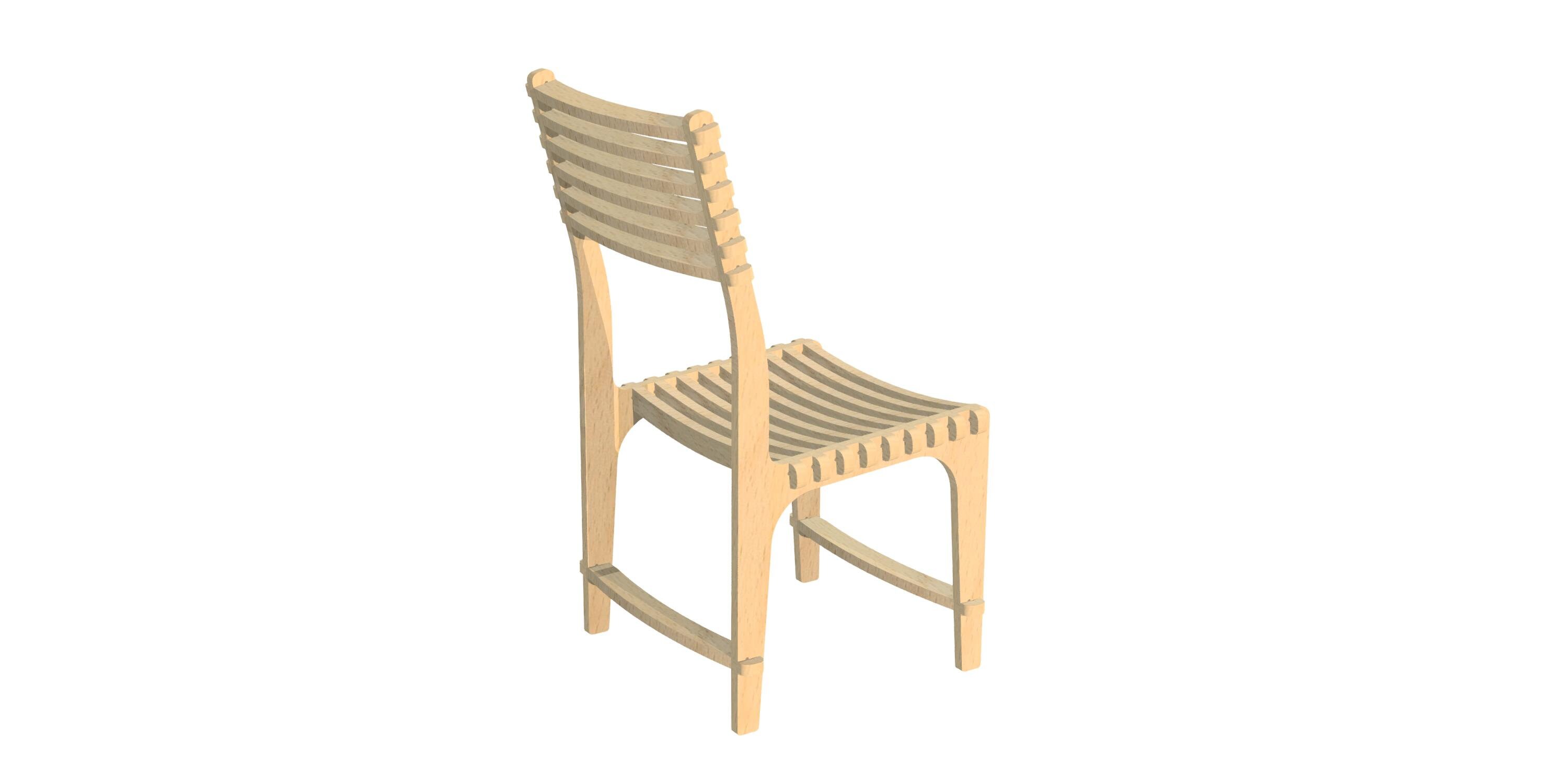 Chair Digital Files for CNC Cutting Igs, Stl, Stp, Dxf - Etsy