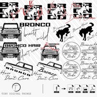 Bronco Bundle SVG, PNG Files - Digital Files Cricut, Badlands, Black ...