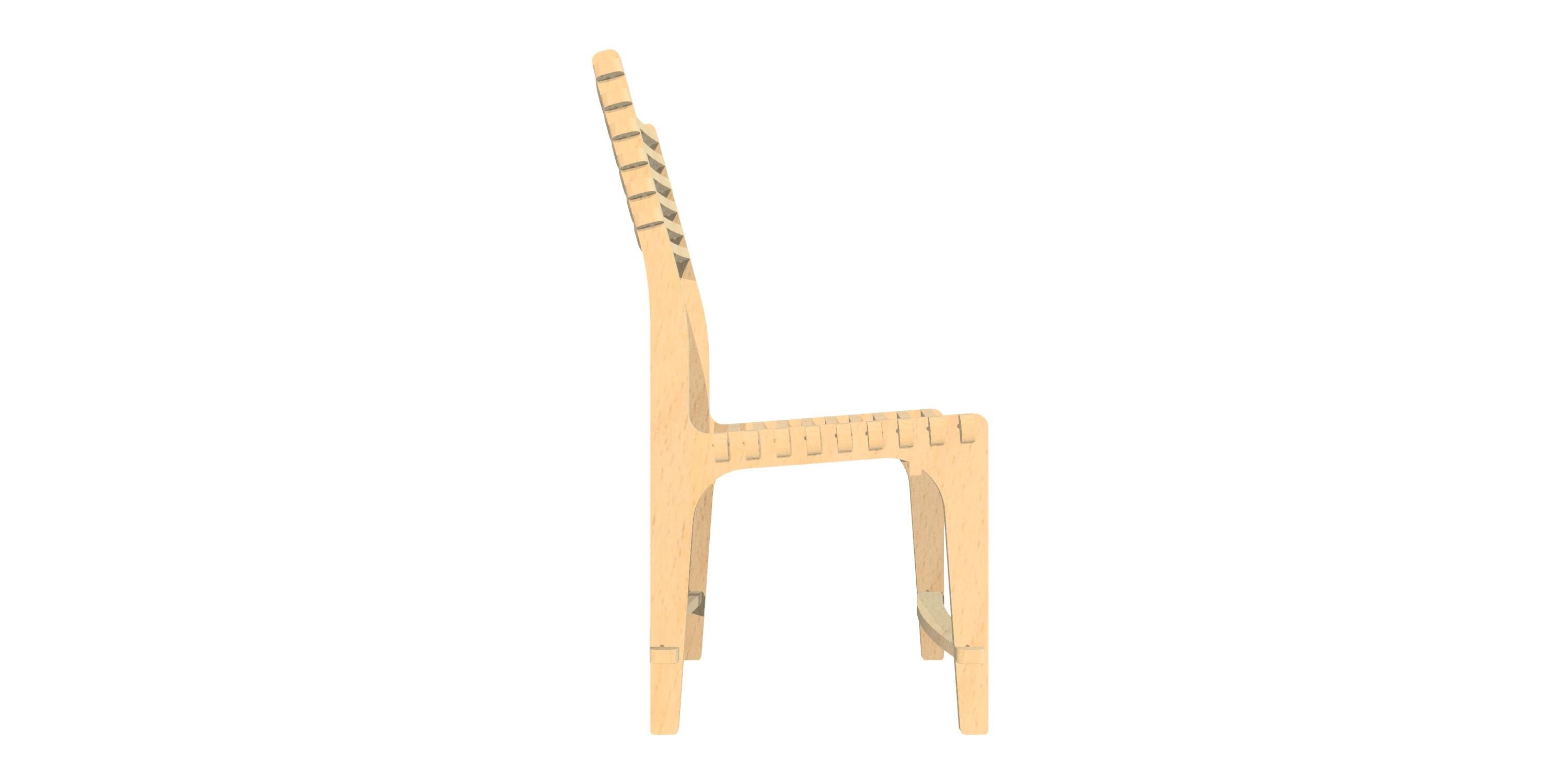 Chair Digital Files for CNC Cutting Igs, Stl, Stp, Dxf - Etsy