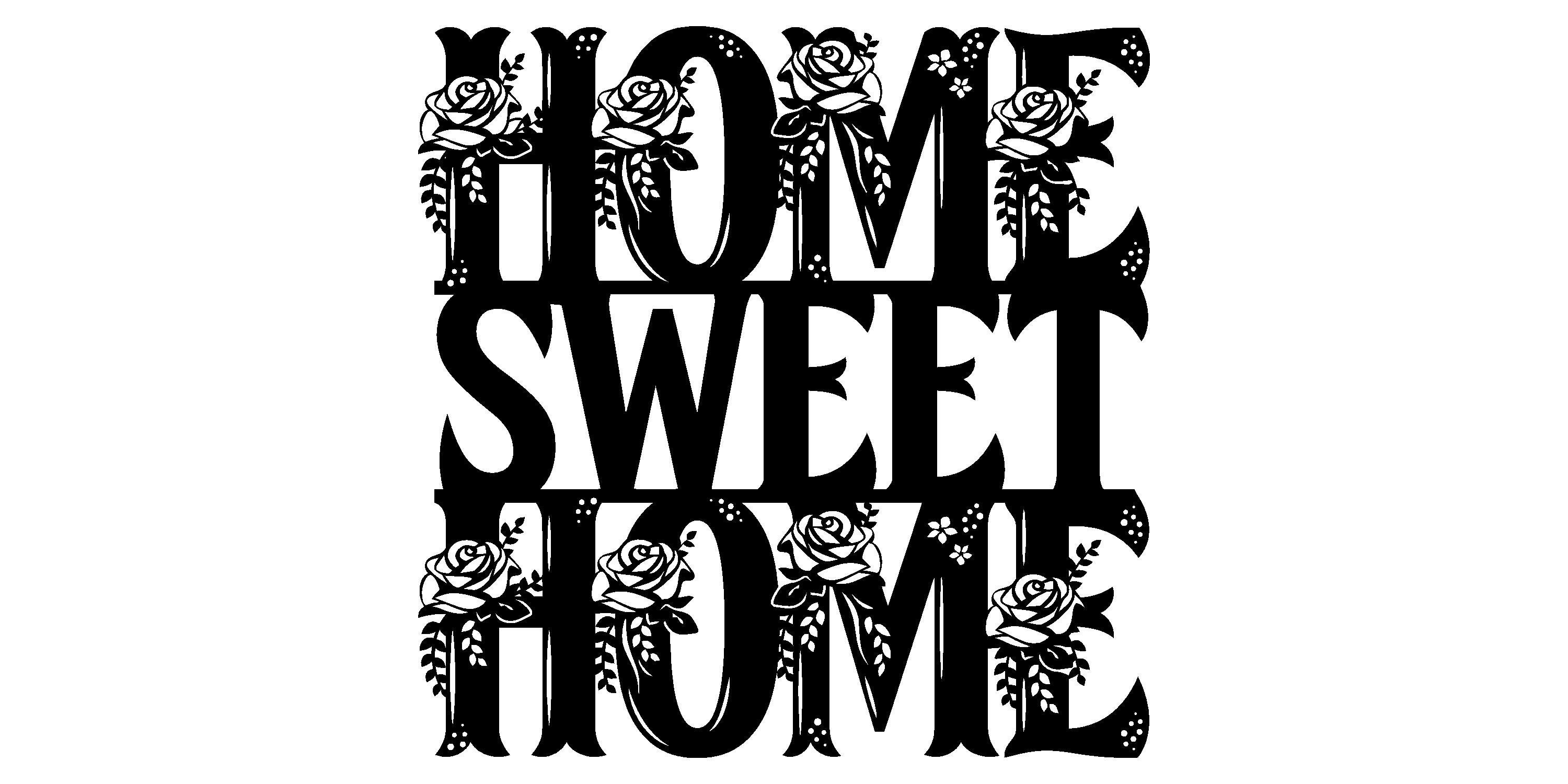 Home Sweet Home Digital Files for Laser Cutting Igs, Stl, Stp, Dxf, Svg ...