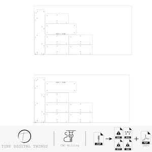 Free Standing Bookshelf CNC Cut Files | Tree Bookshelf | Bookcase ...