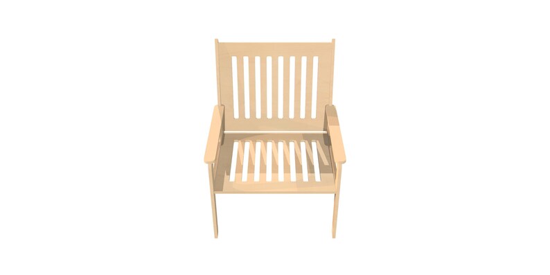 Lounge Chair Digital Files for CNC Cutting Igs, Stl, Stp, Dxf - Etsy