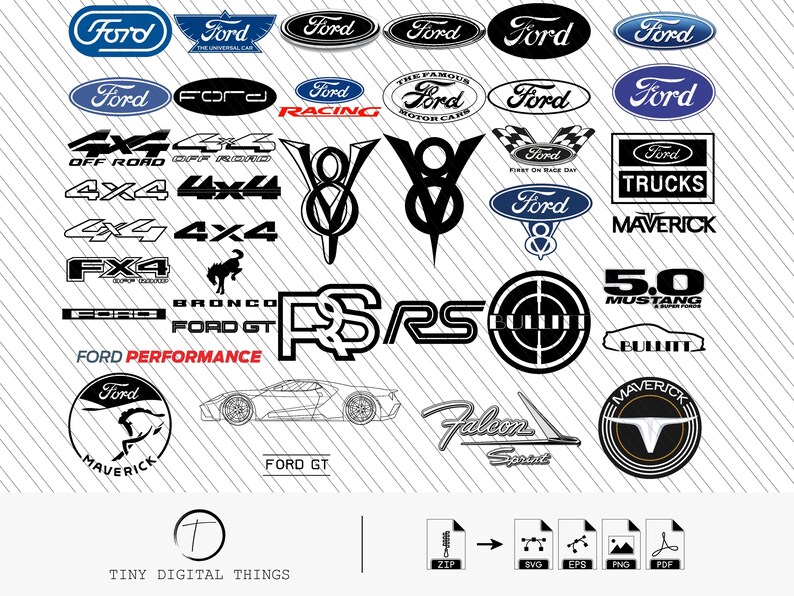 Ford SVG | Ford PNG | Ford Vector Files | Ford Logo | Ford Logo Bundle ...