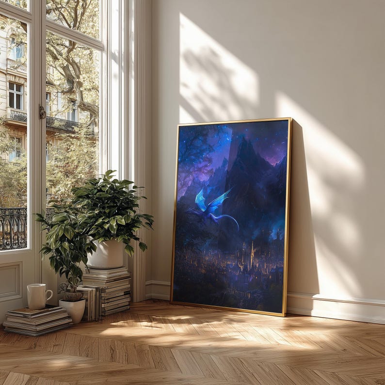 Póster de Fourth Wing (3 piezas) | Tairn, Sgaeyl, Starry Sky ...