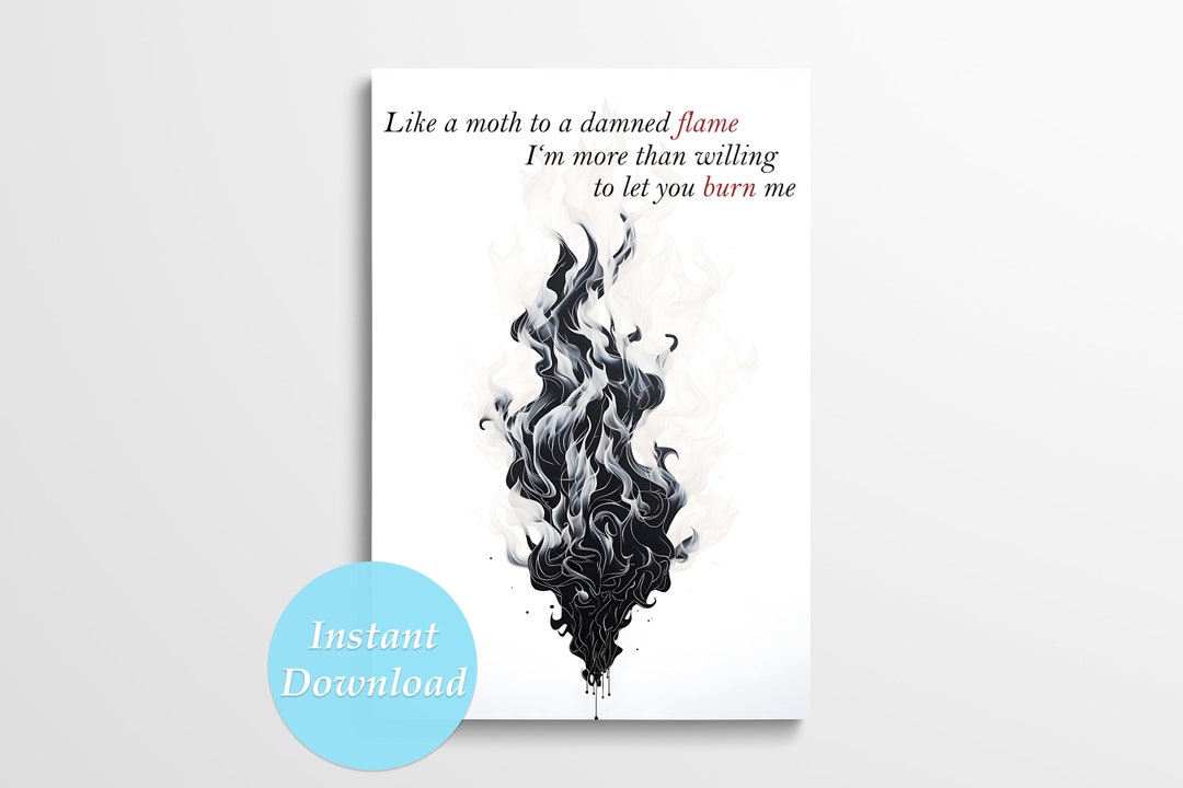 Fourth Wing Poster Book Citation Bookworm Merch - Etsy