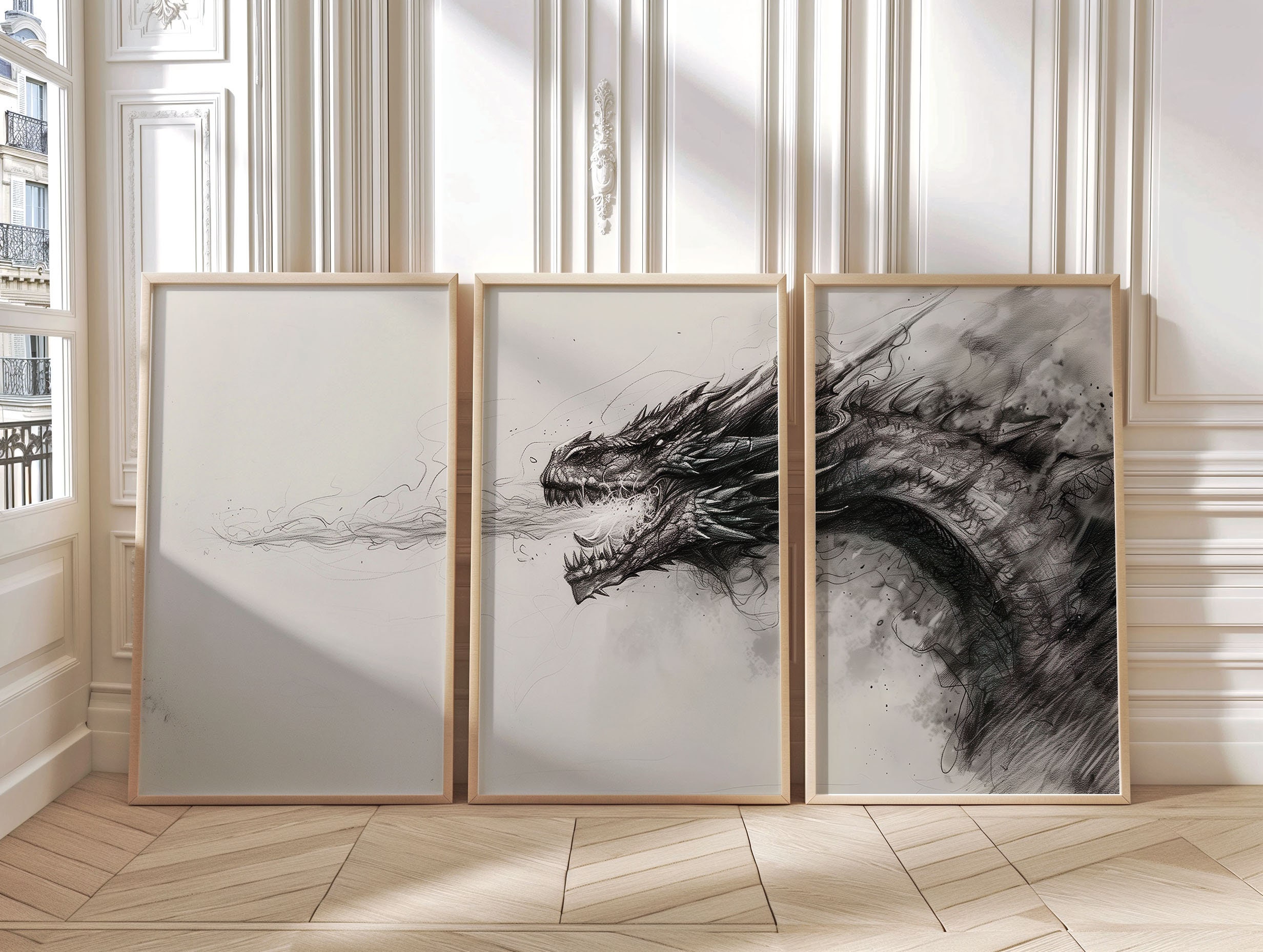 Fourth Wing Quadrant Set of 3 Poster Print Book Citation Bookworm Merch ...