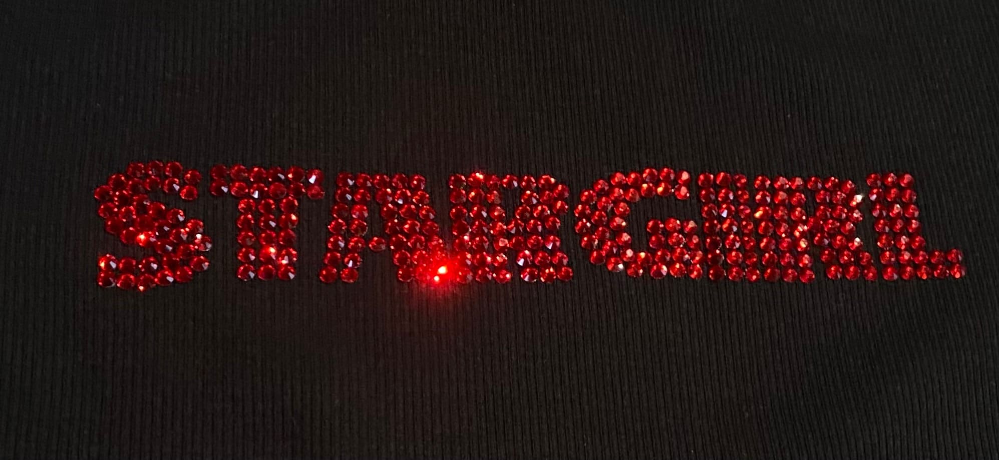 Stargirl the Weeknd Logo Handmade Rhinestone Red Top - Etsy