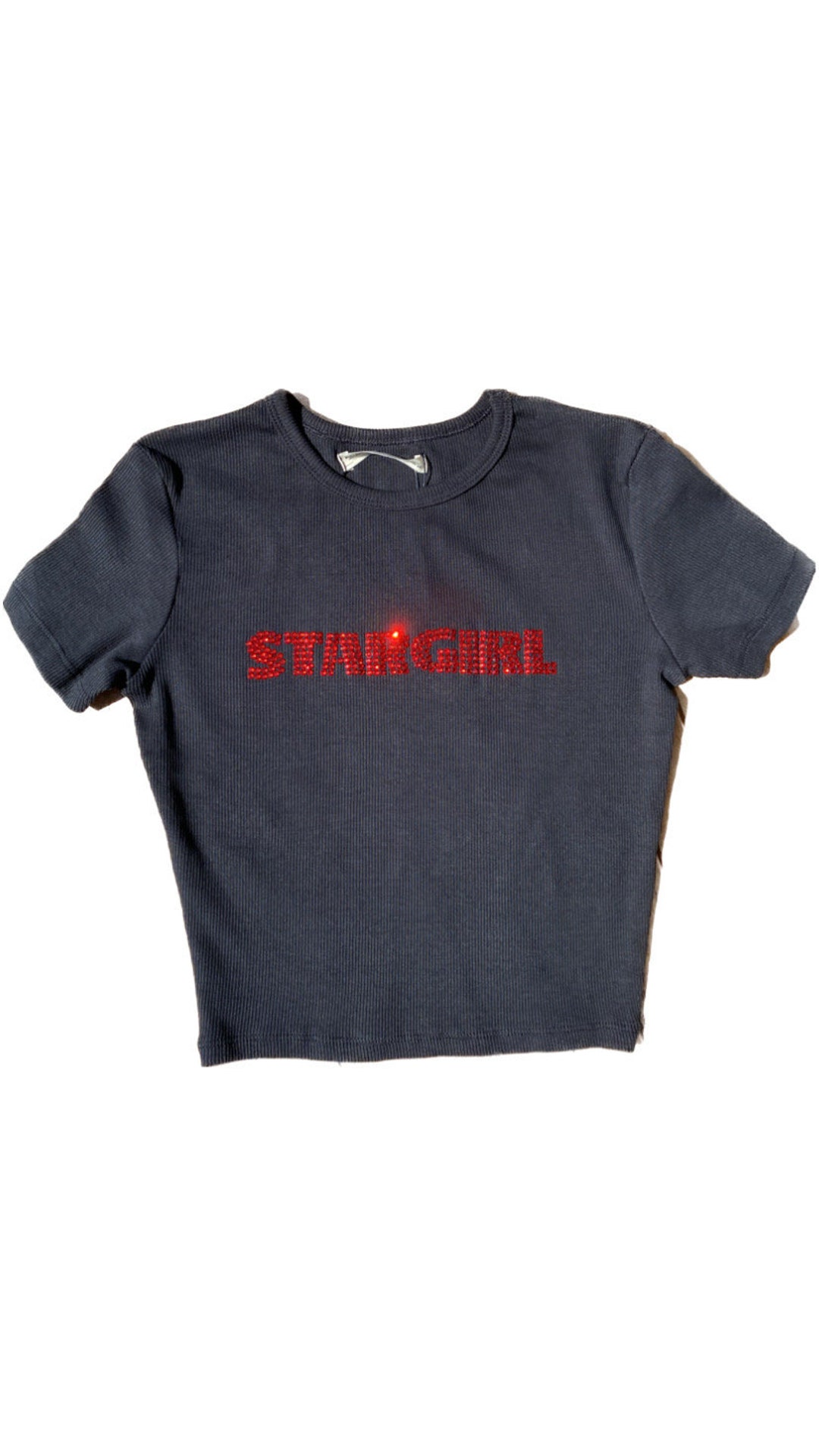 Stargirl the Weeknd Logo Handmade Rhinestone Red Top - Etsy