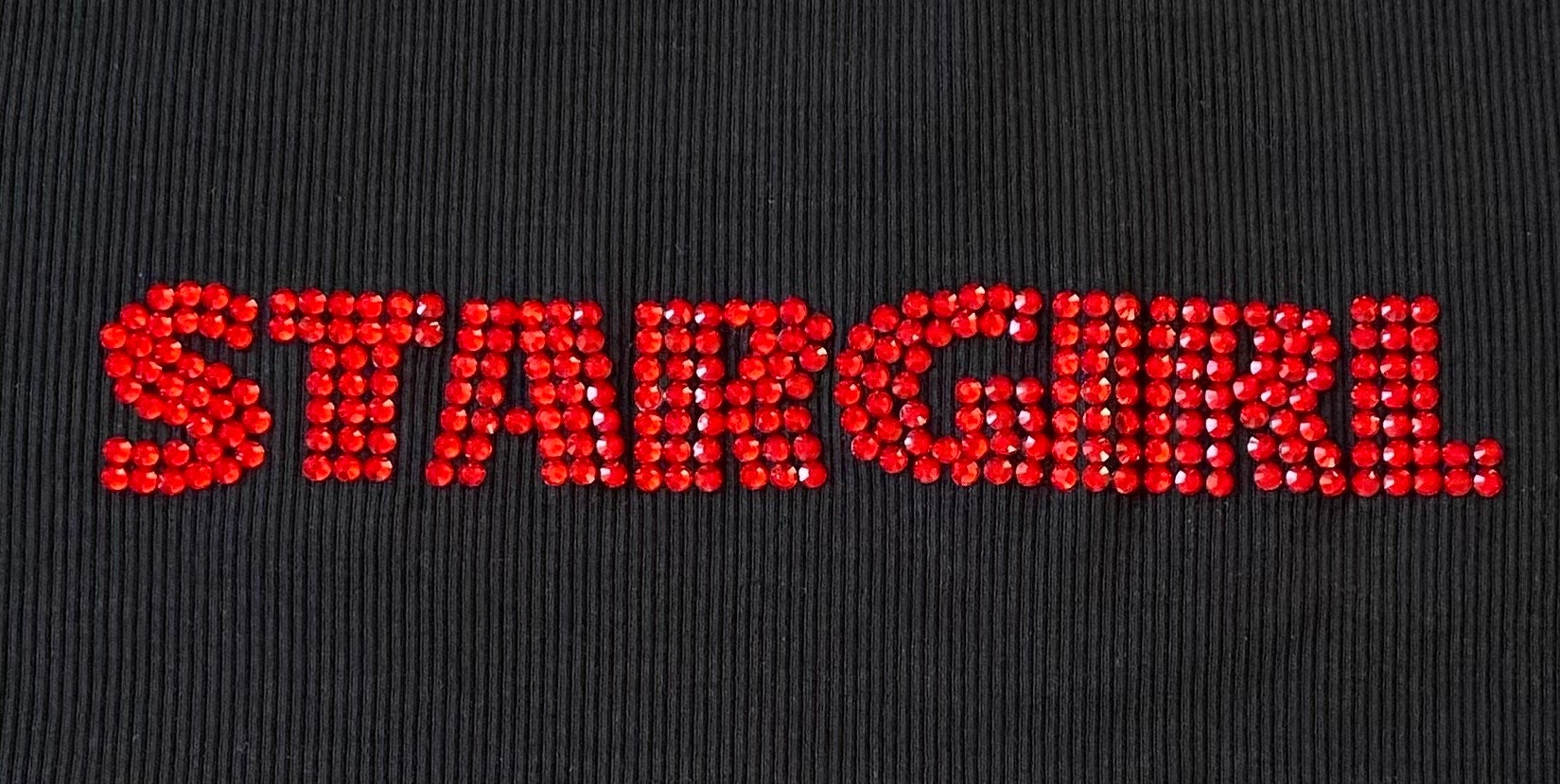 Stargirl the Weeknd Logo Handmade Rhinestone Red Top - Etsy