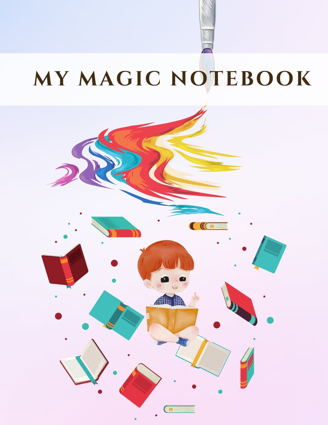 Custom Notebook Kids Educational Digital Print - Etsy