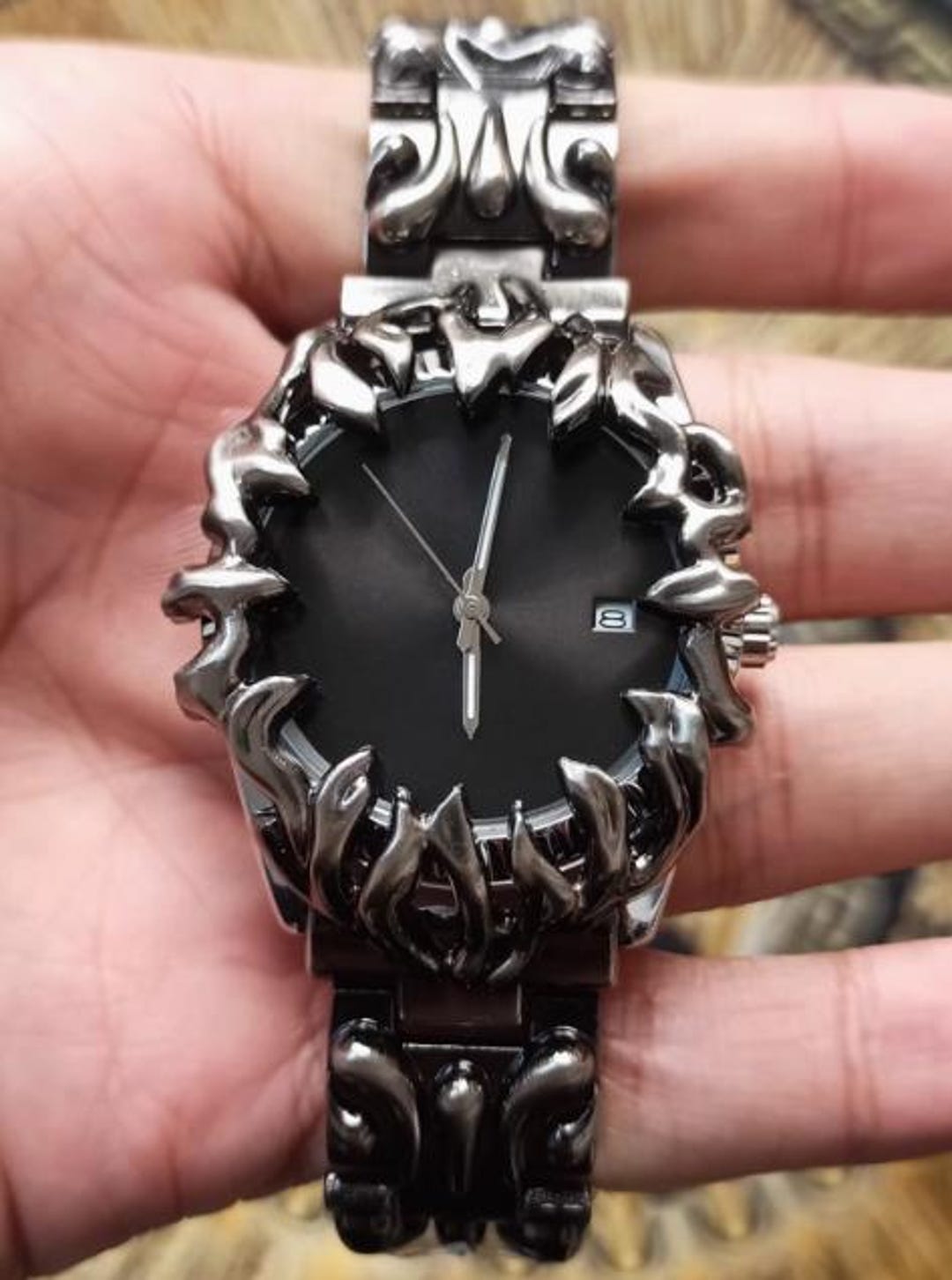 Obsidian Inferno Watch Gothic Vintage Y2K Watch - Etsy
