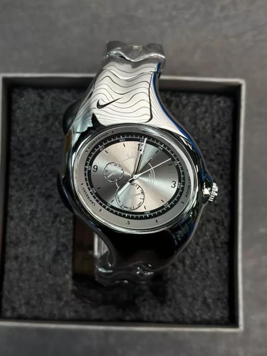 Nike Triax Wristwatch Vintage 2000s Watch Chrome With Silver Display - Etsy
