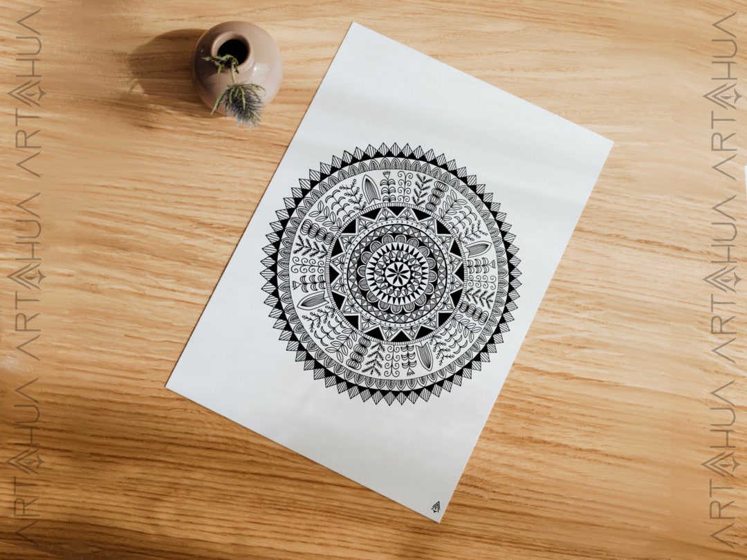 Niue Hiapo Round 1 Art Print A4 and A3 - Etsy