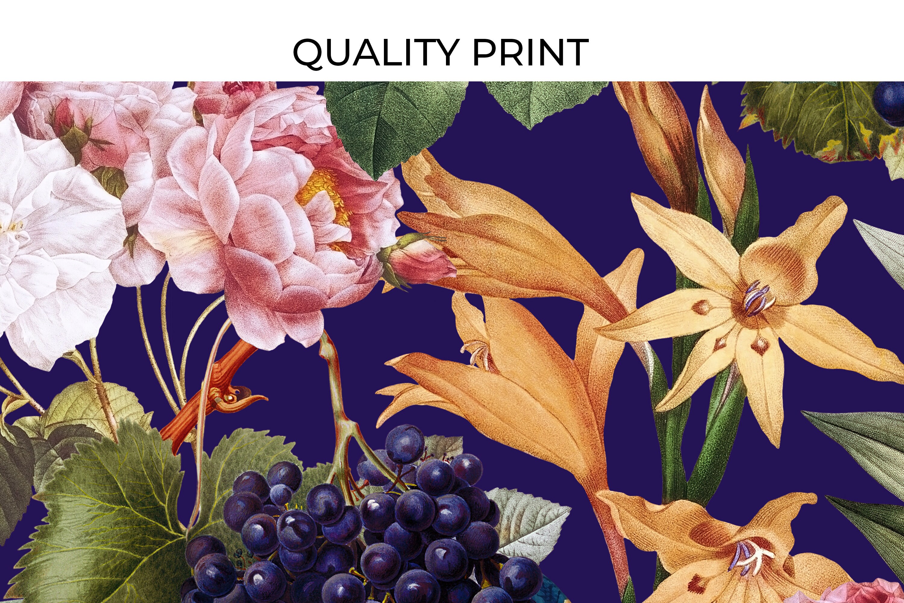 Garden of Eden - Botanical Garden Pattern, Grape Pattern, Snake Pattern ...