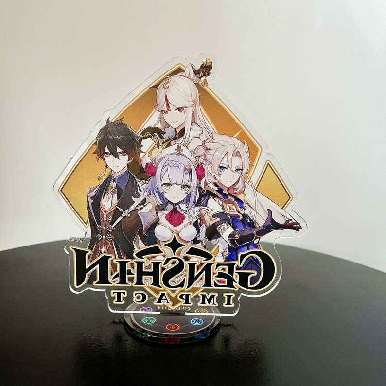 Genshin Impact Standee Genshin Characters Acrylic Stand - Etsy