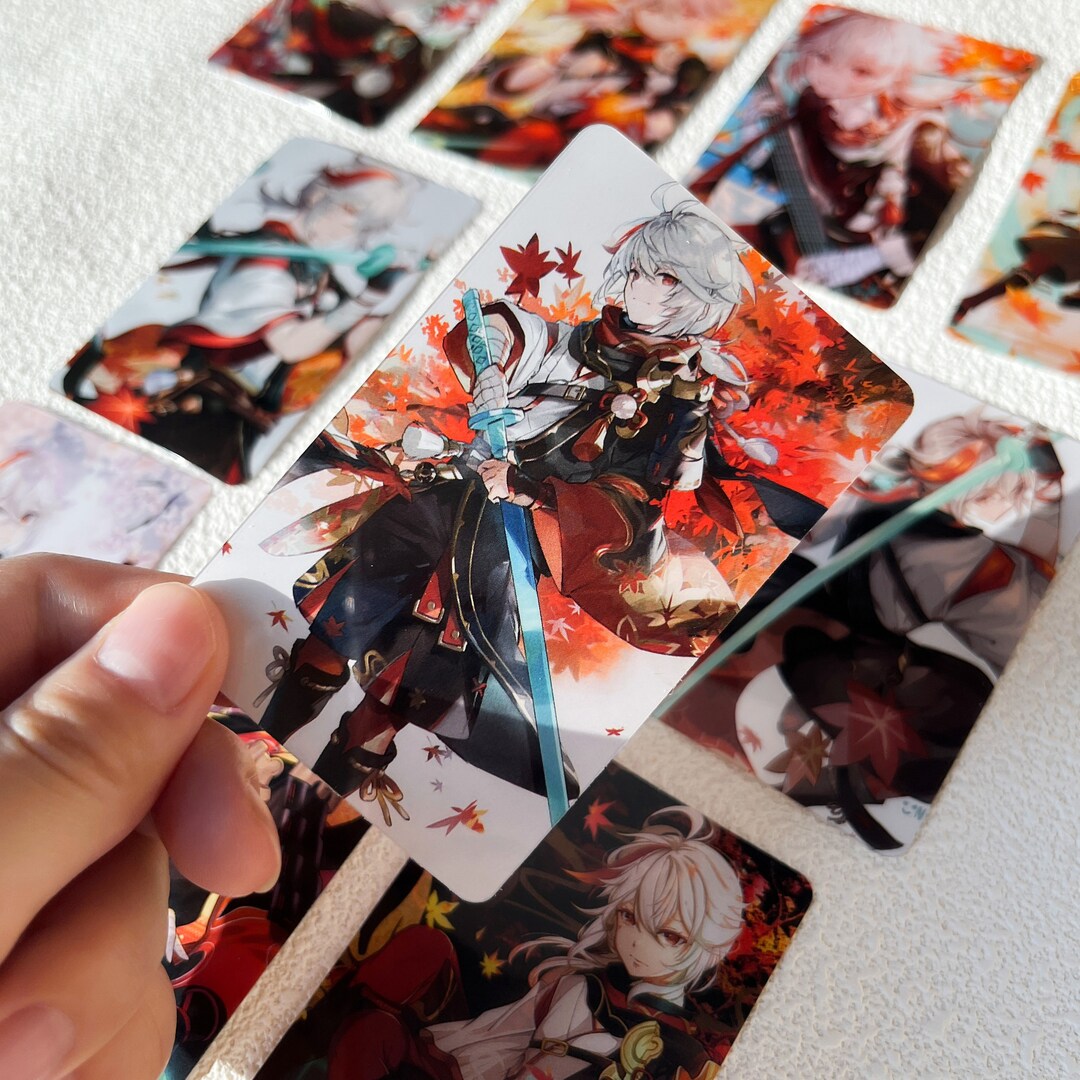 Genshin Impact KAEDEHARA KAZUHA Card Stickers 10 PCS - Etsy